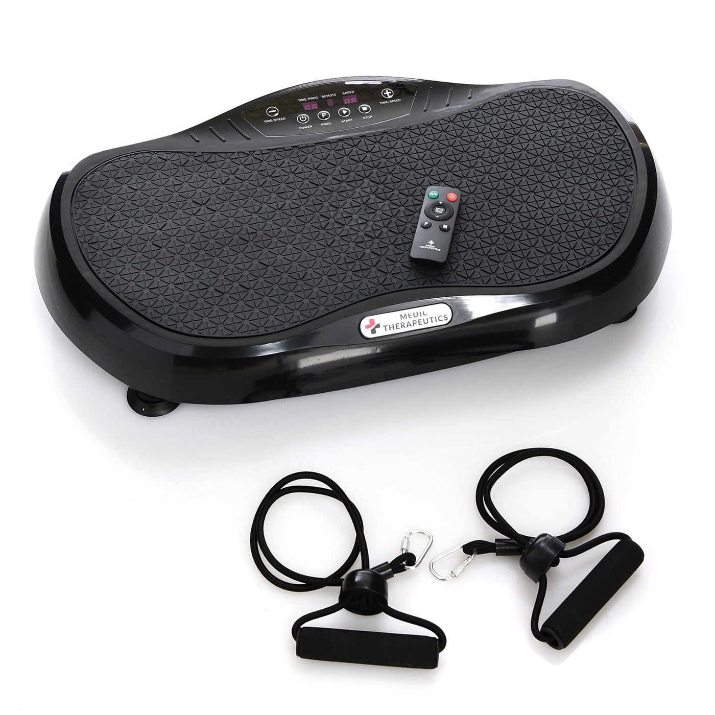 Vibrating Fitness Platform w/ Resistance Bands & Remote — Medic ...