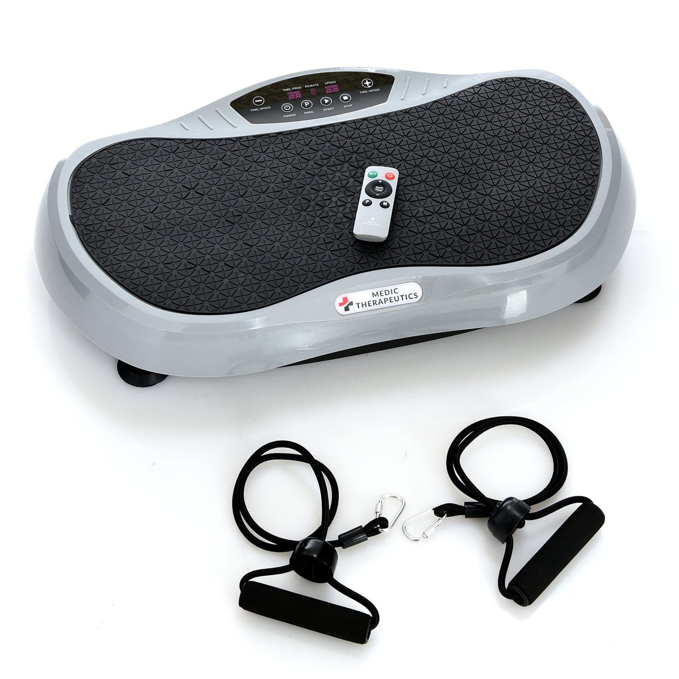 Vibrating Fitness Platform w/ Resistance Bands & Remote — Medic ...