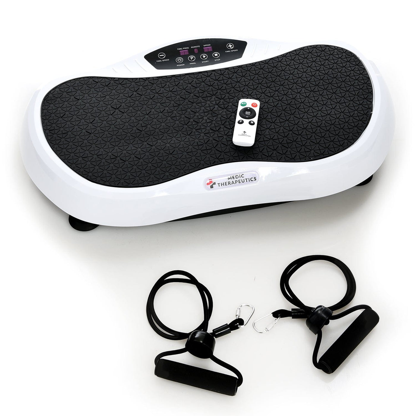 Vibrating Fitness Platform w/ Resistance Bands & Remote — Medic ...