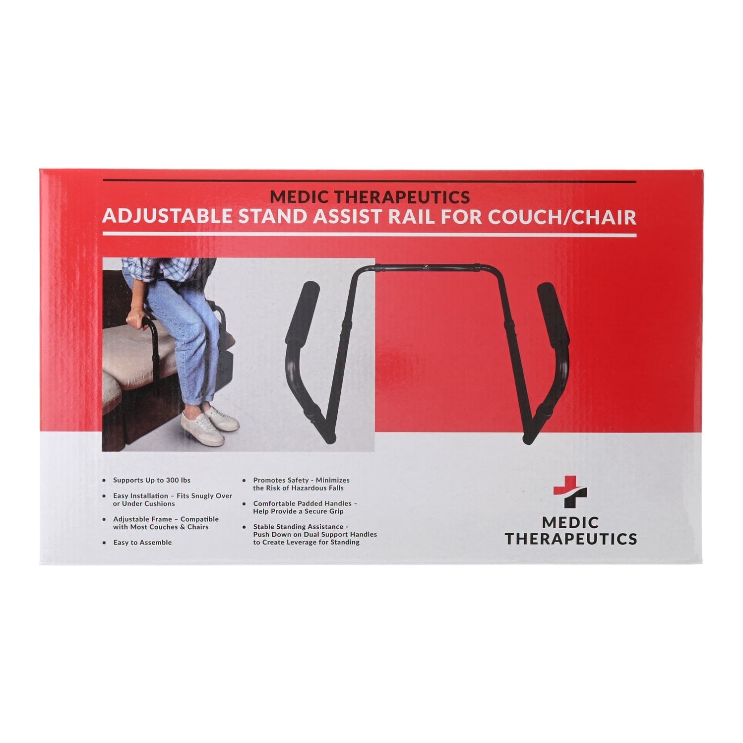 Adjustable Standing Aid Rail for Couch & Chair — Medic Therapeutics