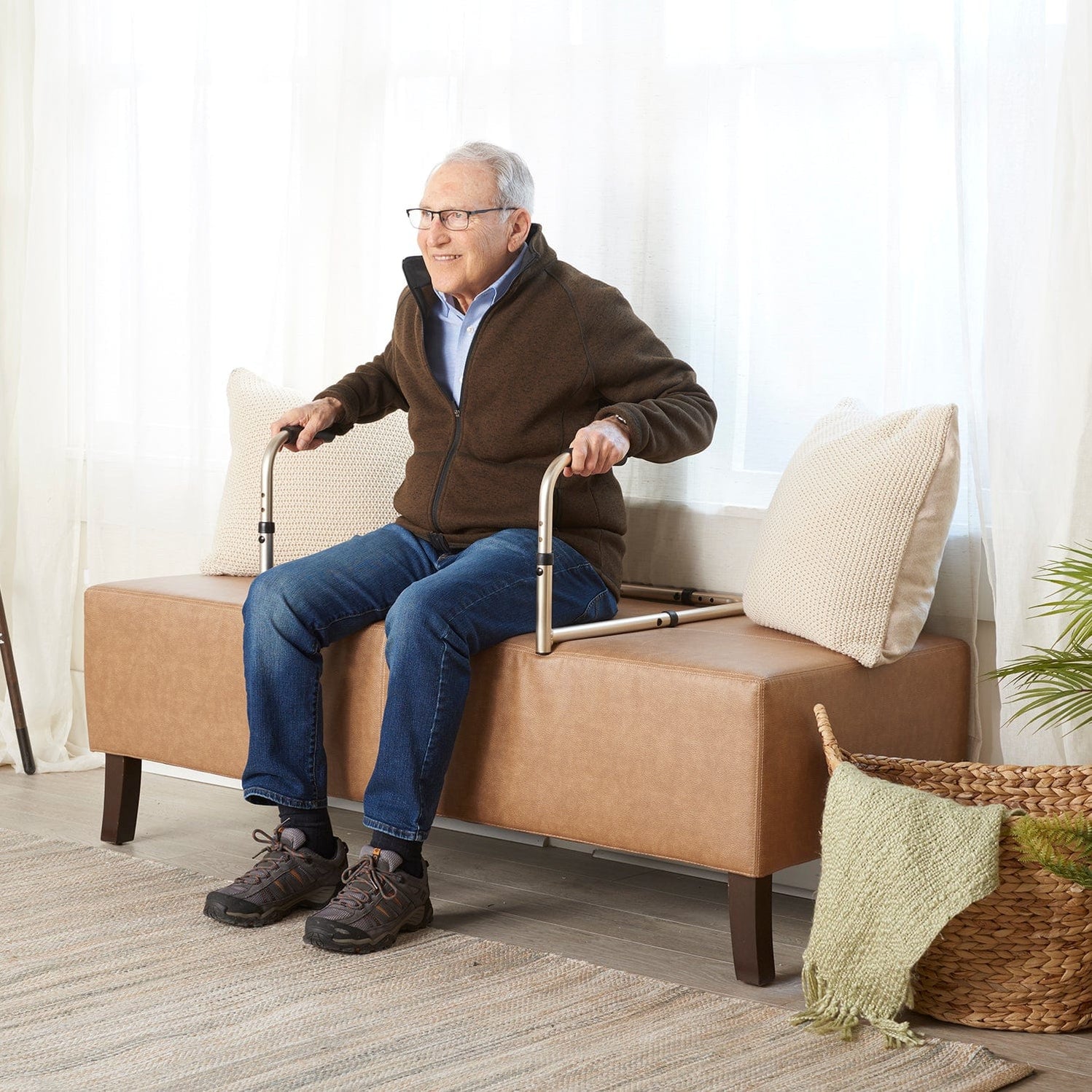 Adjustable Standing Aid Rail for Couch & Chair — Medic Therapeutics